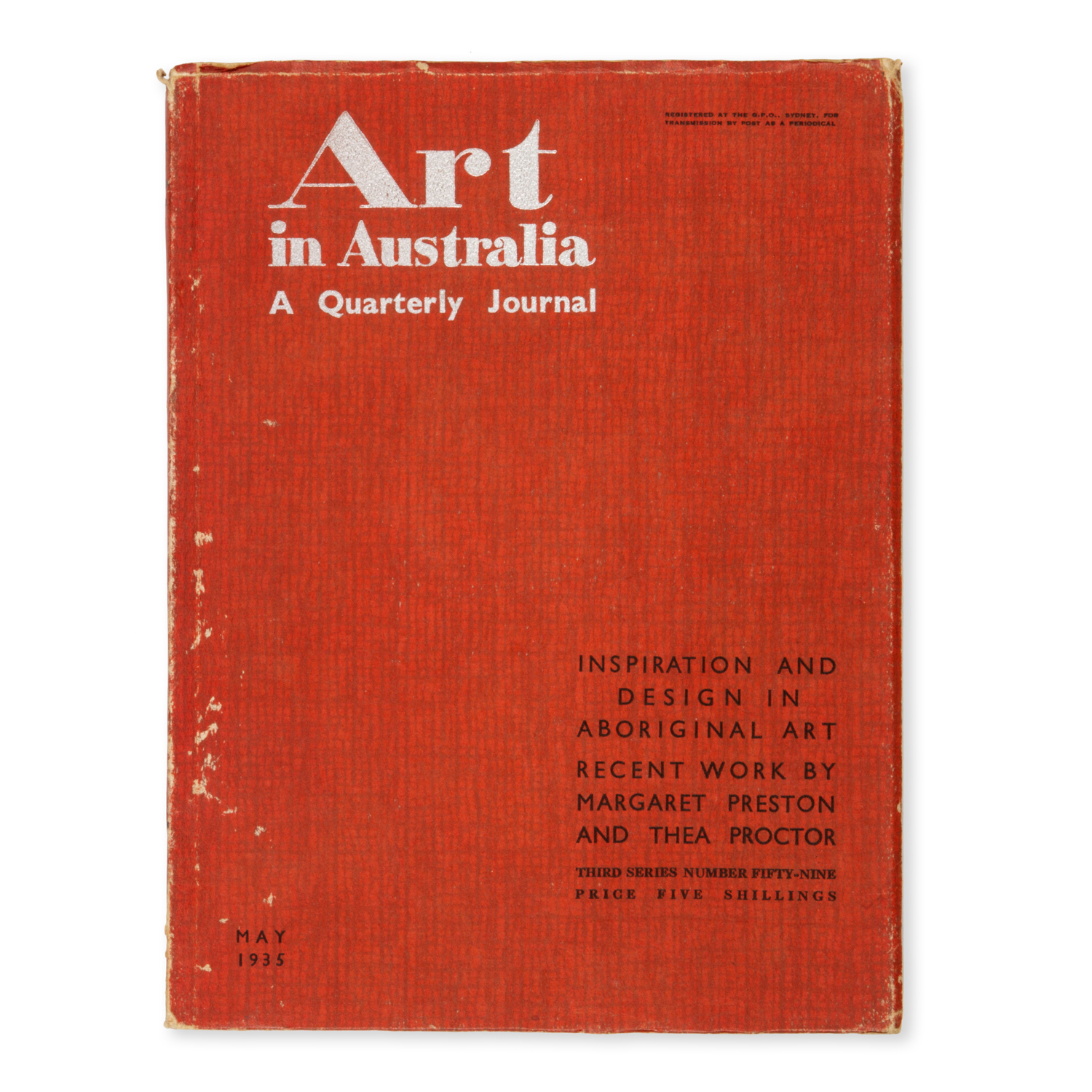 Art in Australia. A Quarterly Magazine. Third Series, Number Fifty-Nine ...