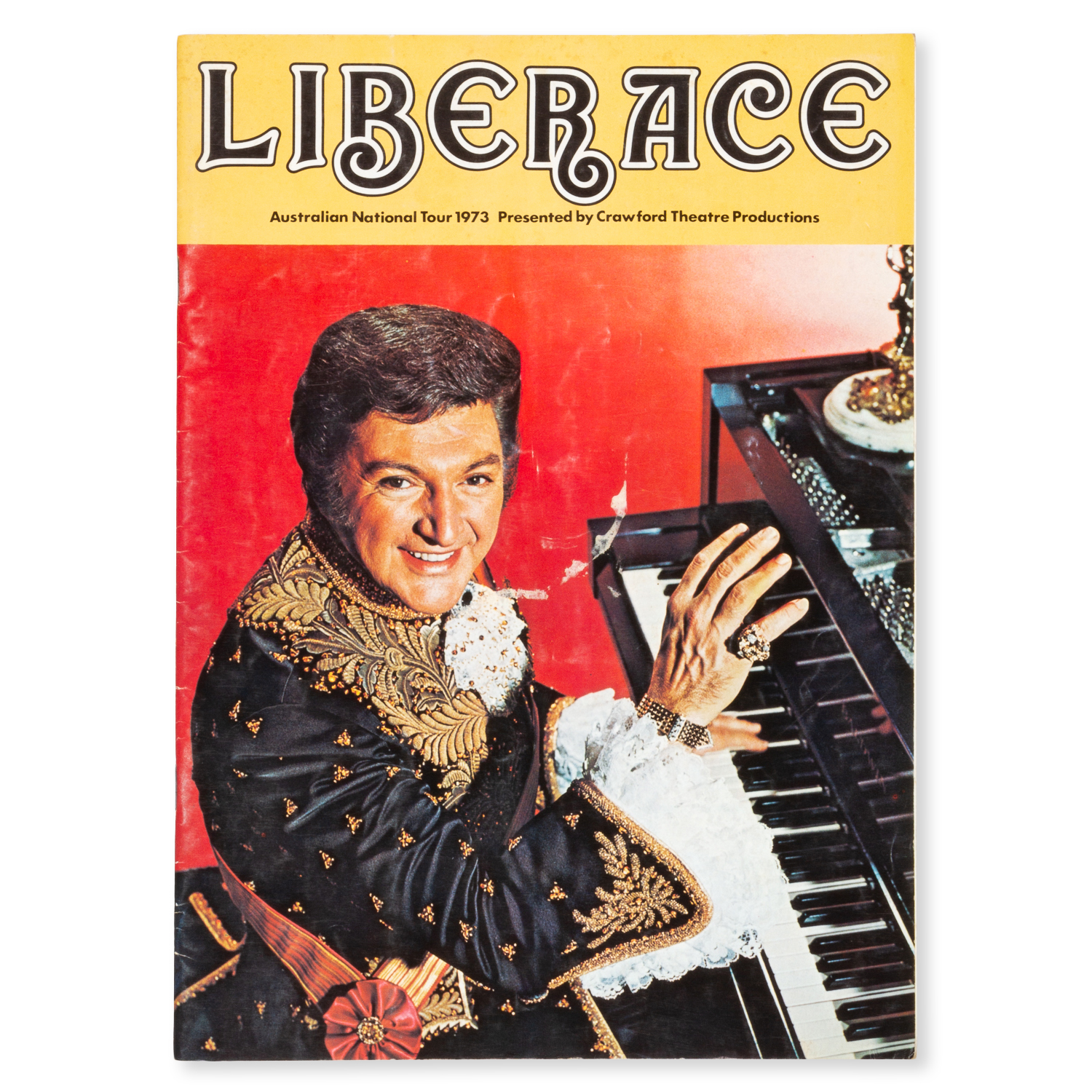 Liberace. Australian National Tour 1973 - Douglas Stewart Fine Books