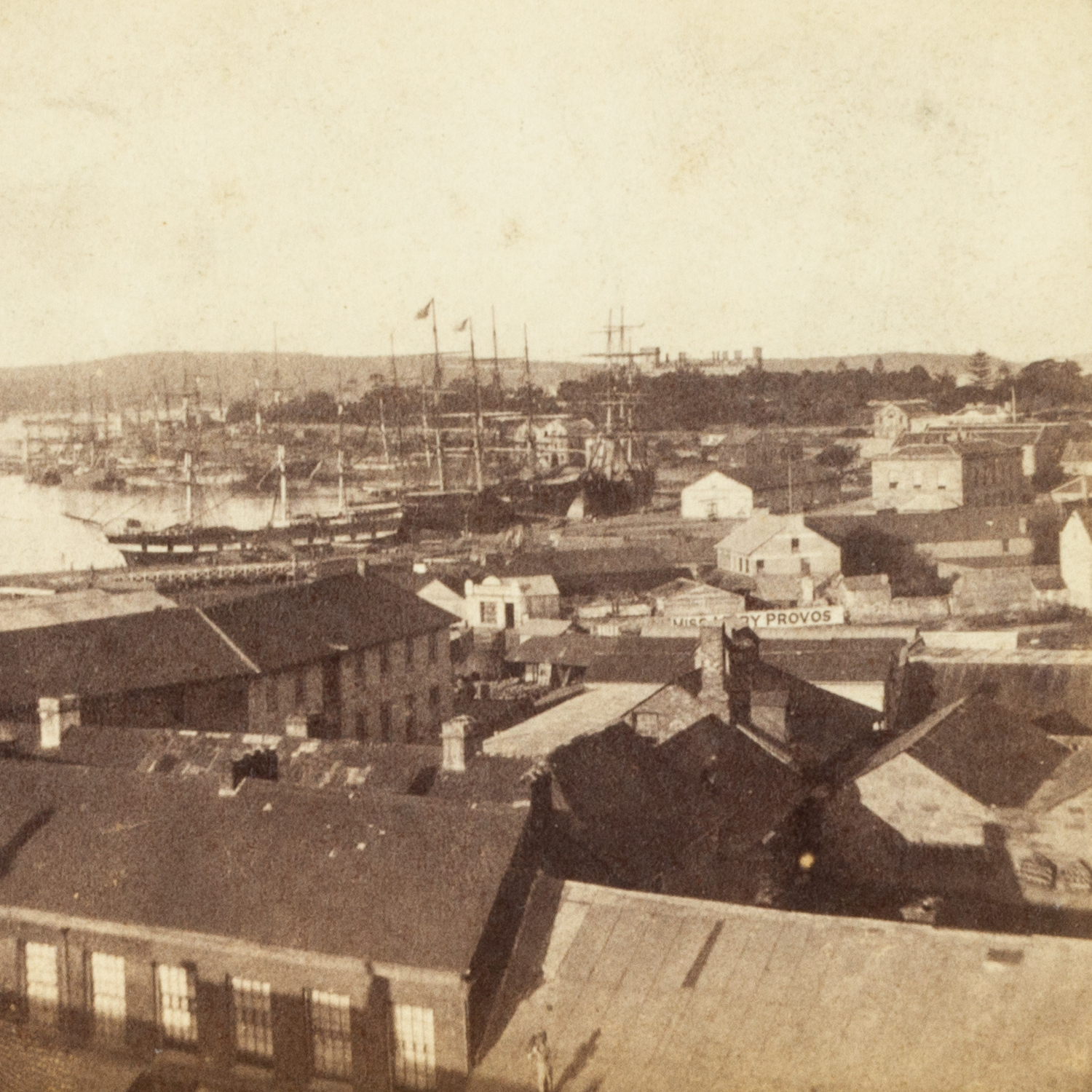 View of Circular Quay, Sydney, taken in early 1859. - Douglas Stewart ...