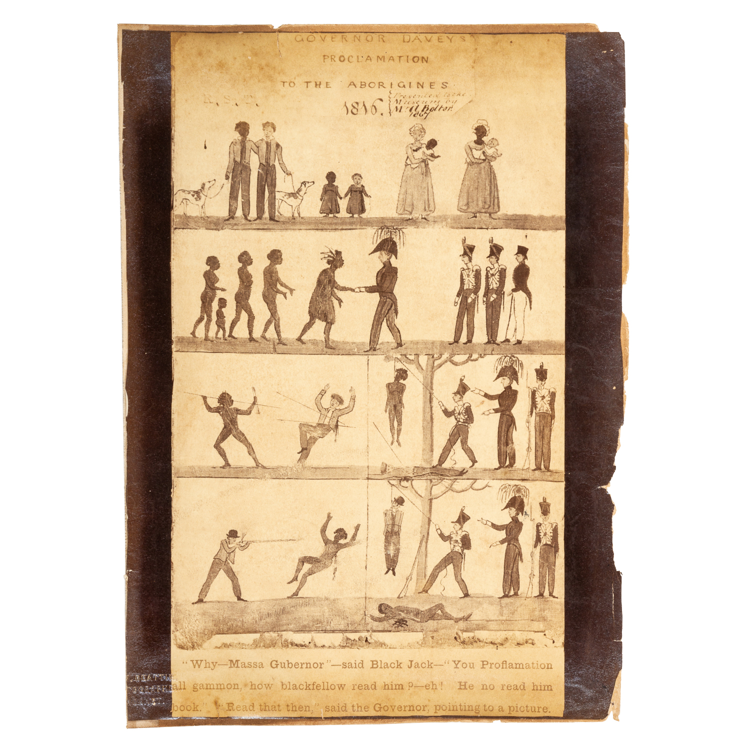 Governor Davey’s Proclamation to the Aborigines, 1816. Presented to the ...