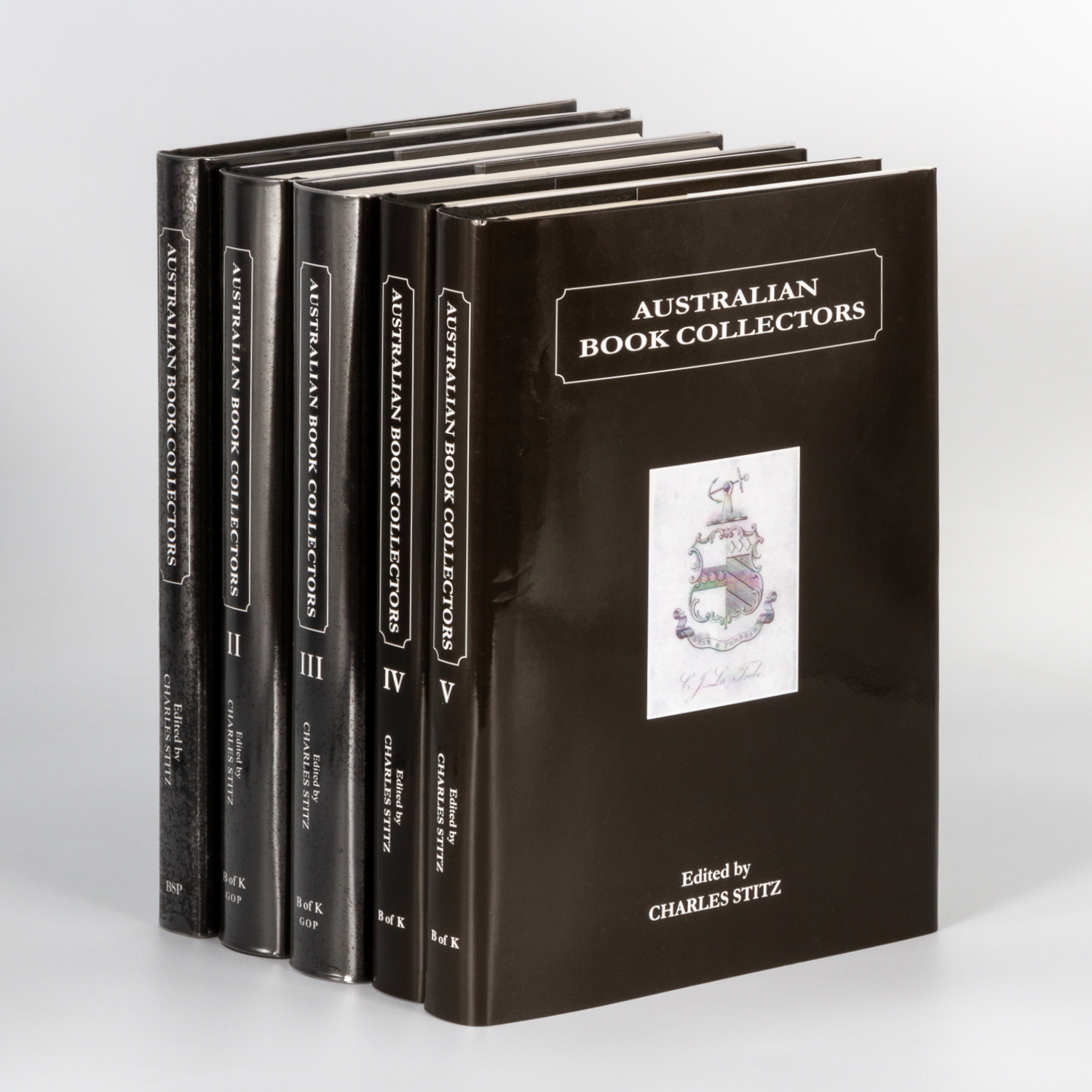 Australian Book Collectors. Volumes I - V (complete set) - Douglas ...