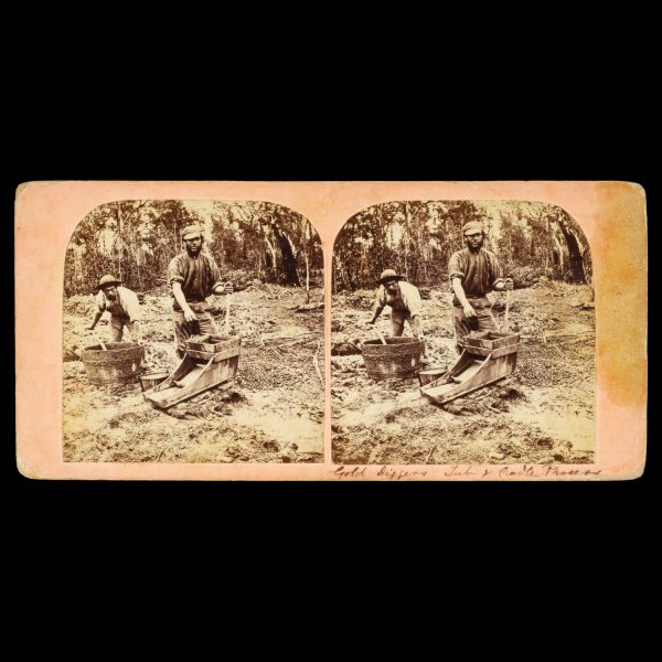 [GOLD RUSH] Gold diggers : tub & cradle process. - Douglas Stewart Fine ...