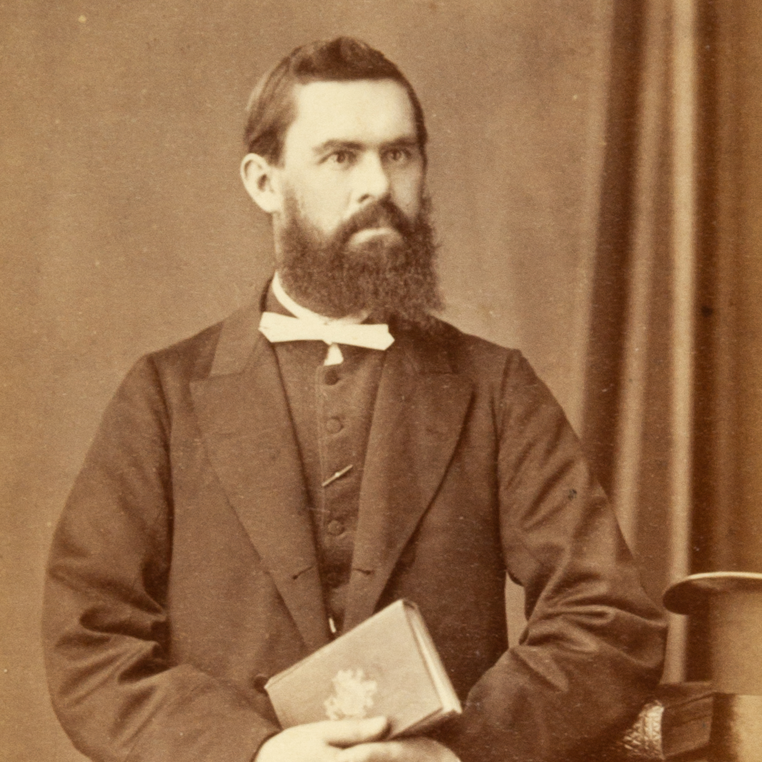 Studio portrait of a clergyman. Moonta, Yorke Peninsula, South ...