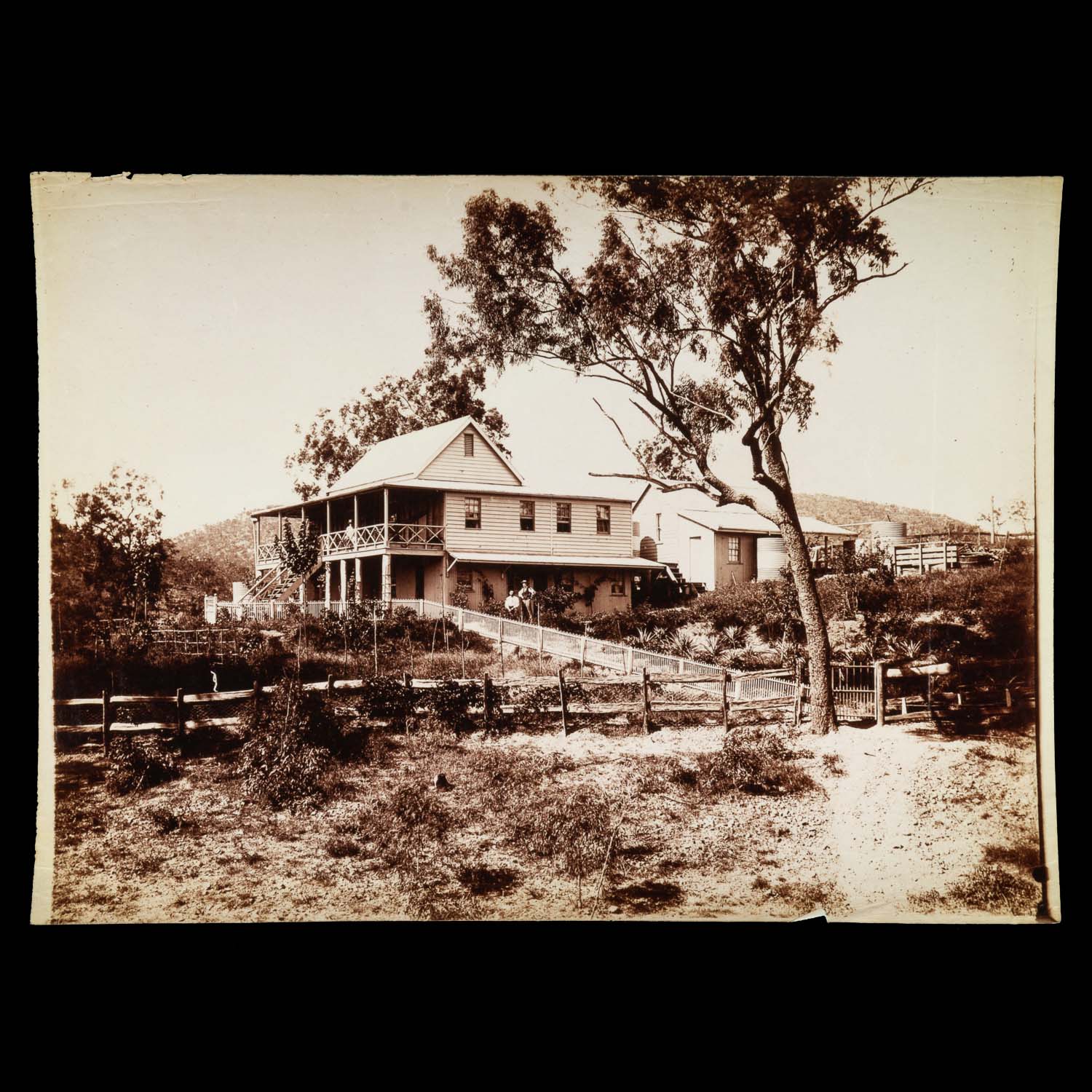 Loudon House, John Moffat's residence. Irvinebank, North Queensland ...