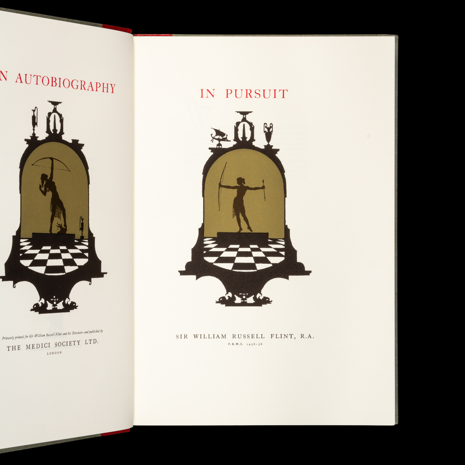 In Pursuit. An Autobiography. - Douglas Stewart Fine Books